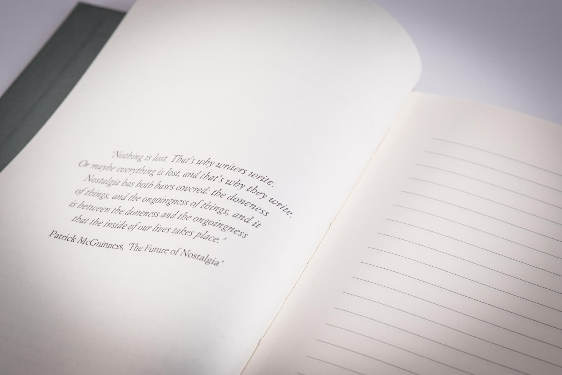 Notebook - Nostalgia - Notting Hill Editions